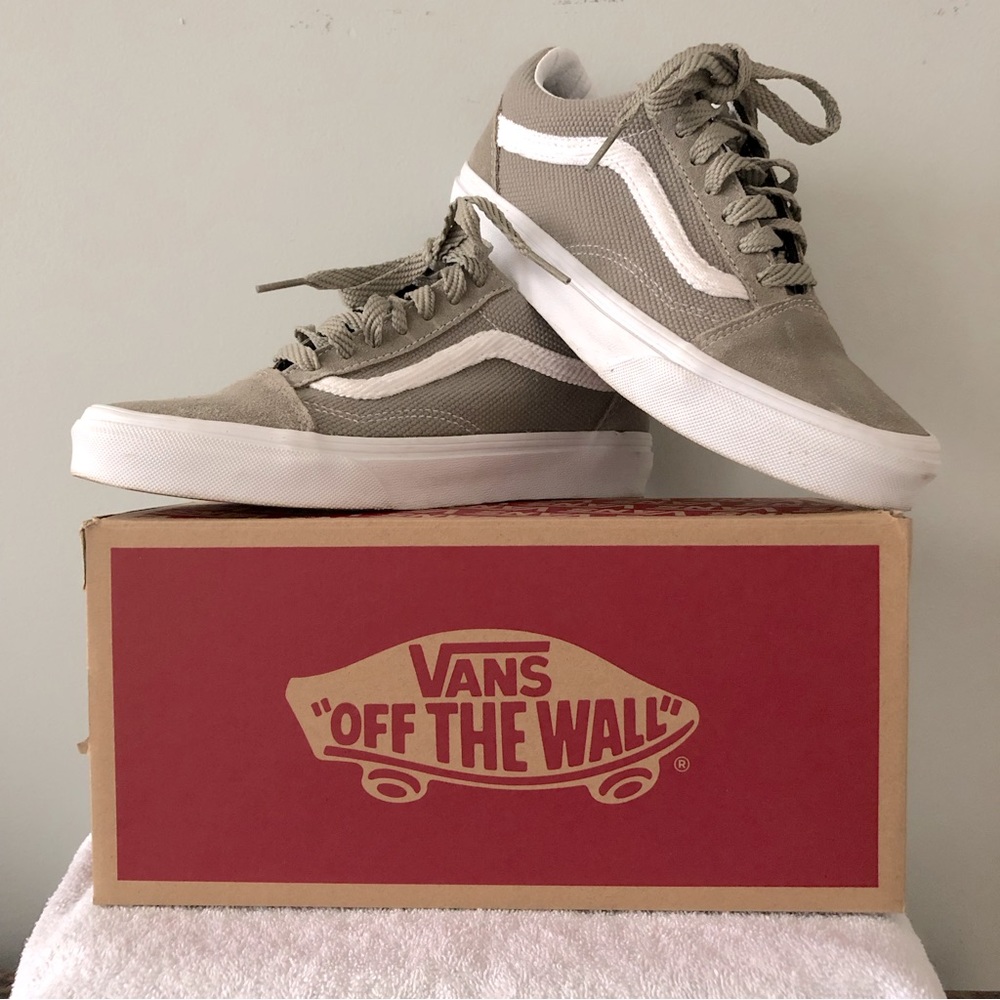 Vans Old Skool Tan Suede Sneakers In Practically New … - Gem
